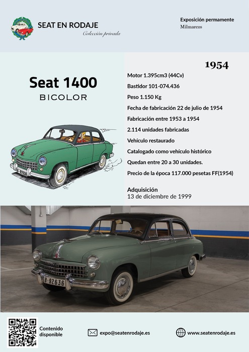 QR Seat 1400 bicolor :: Seat en Rodaje
